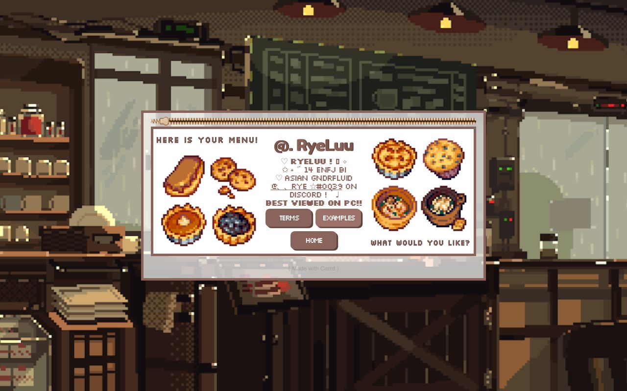 What would you like to order? 🍰